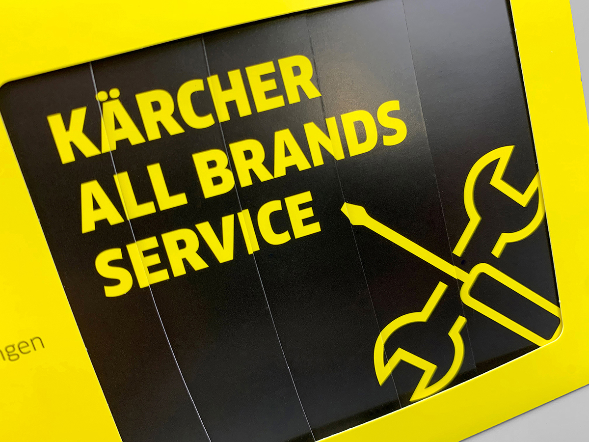 Lamellenkarte: Motivwechsel beim Aufklappen - EFFEKTIX